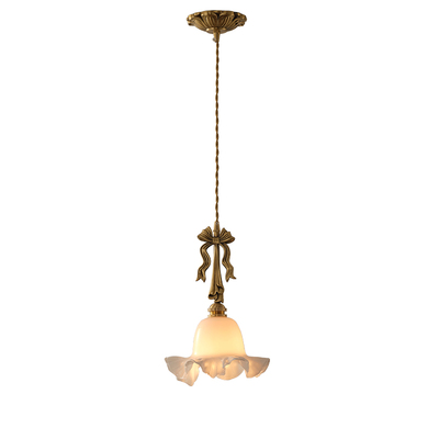 全铜法式中古风床头小吊灯