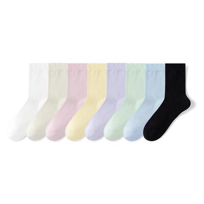 耐尔抗菌消臭女士中筒袜