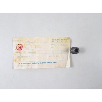 Lockring Ring PN 9070341K859 For Kawasaki 8S60MCE Genuine Pa