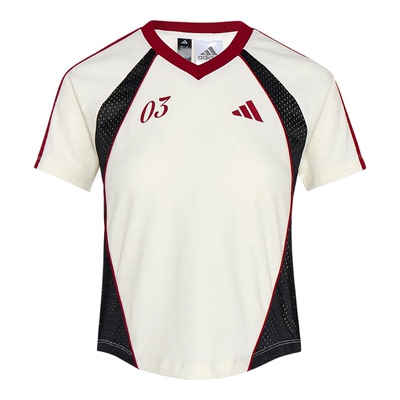 Adidas/阿迪达斯正品TIROSLIMFITIROT-SHIRT女经典短袖T恤KZ2387