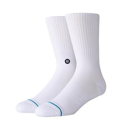 STANCE经典白袜休闲袜吸汗透气