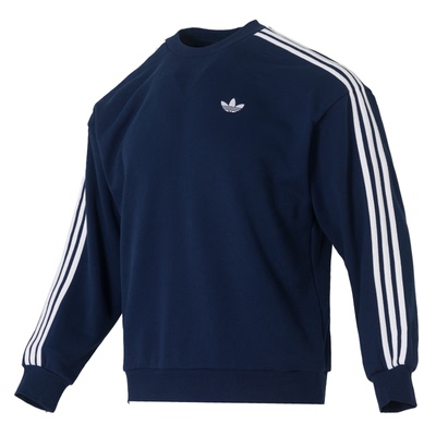 阿迪达斯三叶草男子三条纹卫衣