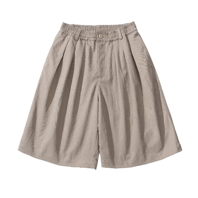 ONUN宽松休闲日系卡其色短裤
