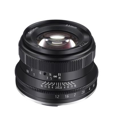 契卡镜头35mmF1.2大光圈微单镜头