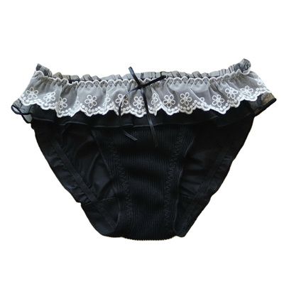 女士内裤中低腰柔软光滑牛奶丝