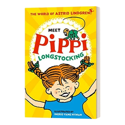 英文原版 Meet Pippi Longstocking 认识长袜子皮皮 英文版 进口英语原版书籍儿童外文书