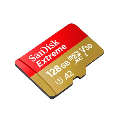 闪迪TF(MicroSD)128G内存卡4K极速金卡A2运动相机无人机存储卡V30