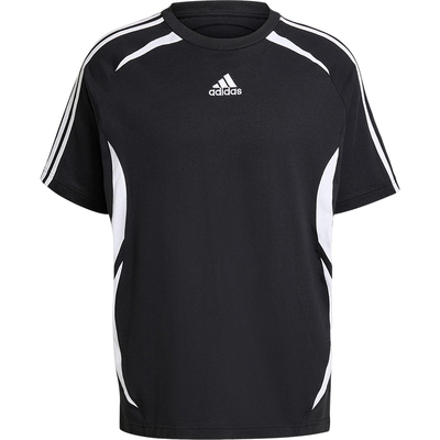 Adidas/阿迪达斯正品2025夏季款男士休闲运动圆领足球短袖KE0145