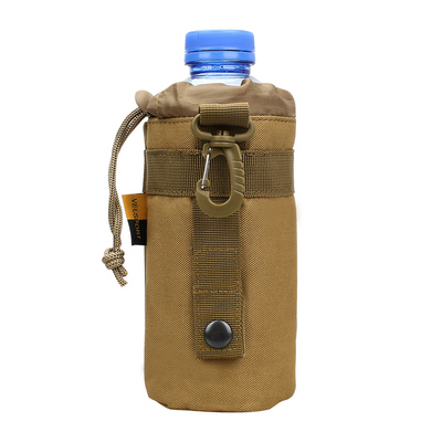 户外迷彩战术斜挎杯套水壶包