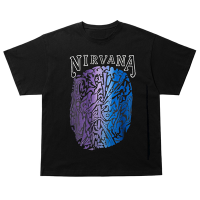 Nirvana涅槃乐队高街美式复古短袖T恤post-punk潮牌暗黑质感半袖