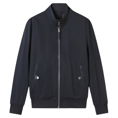 英伦痞帅G9哈灵顿夹克2025年秋冬男士高端磁吸扣静音柔软透气外套