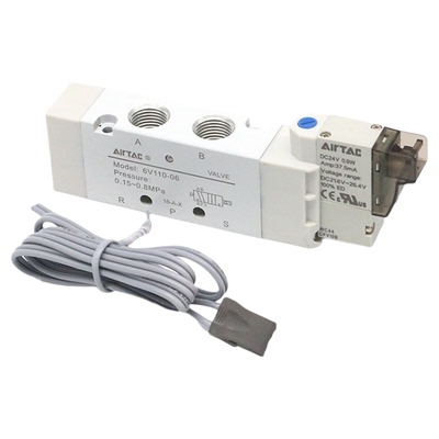 亚德客原装6V气动电磁阀