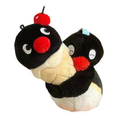 pingu甜筒冰淇淋可爱企鹅毛绒挂件学生书包挂饰钥匙扣高颜值礼物