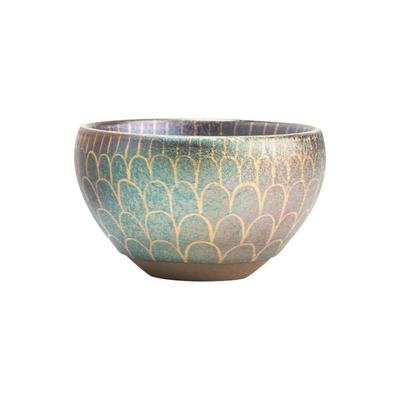 敦煌研究院敦煌莲境描金禅定杯博物馆文创茶盏茶杯主人杯敦煌文创