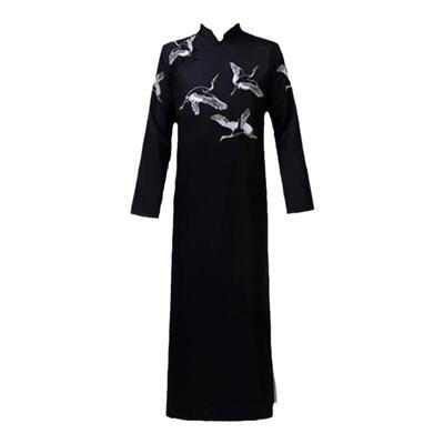 相声服装长袍马褂复古民国风五四