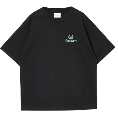 杰克琼斯春季时尚潮流百搭纯棉宽松刺绣印花图案上衣短袖T恤男装