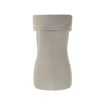 SYT自制100天丝一字肩T恤上衣