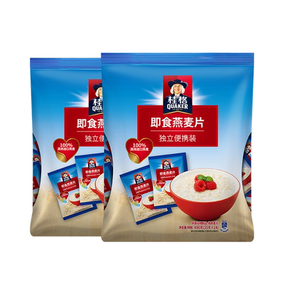 桂格高钙维生素D即食冲饮燕麦片