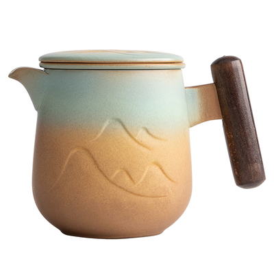叁旬山峦泡茶壶家用陶瓷创意