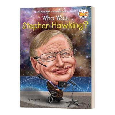 英文原版 Who Was Stephen Hawking 谁是史蒂芬霍金 儿童名人传记文学 英文版 进口英语原版书籍