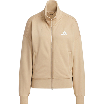 阿迪达斯女士复古针织立领外套