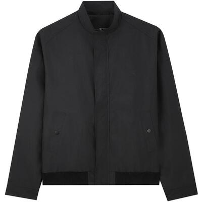 Mind Bridge2026年春季三防立领夹克男士通勤黑色宽松休闲外套