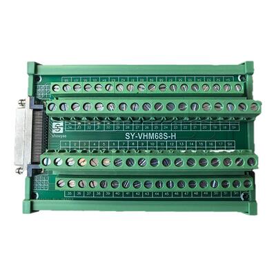 通用SCSI68芯母头端子板带螺丝