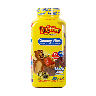 儿童复合维生素软糖美国丽贵小熊