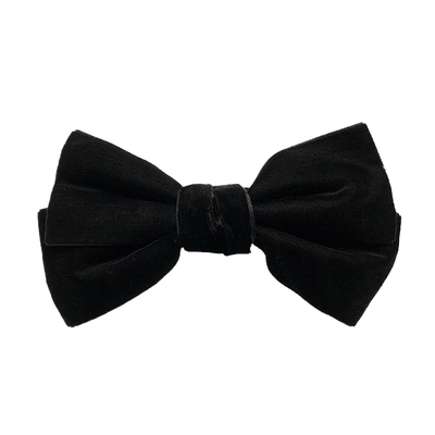 jill大姐姐同款复古黑色蝴蝶结