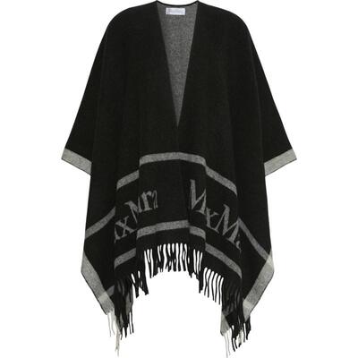 【礼物】MaxMara 26秋冬新品女装羊毛提花披肩4546076106