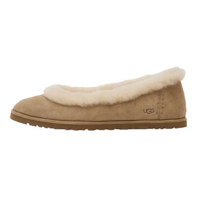 UGG ZORA BALLET FLAT薄底低帮休闲一脚蹬雪地靴1178111-SAN