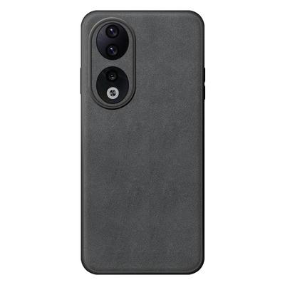 适用荣耀90手机套红色小羊皮