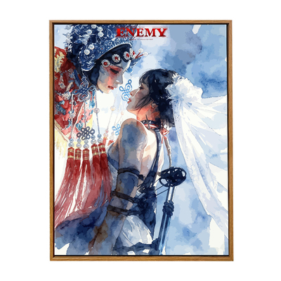 ENEMY数字油画中式国粹戏曲花旦