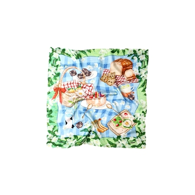 AlexiaSandra秋游日记野餐方巾