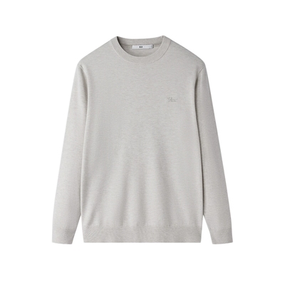 海澜之家舒适柔软圆领套头羊毛衫