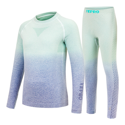 YEPRO儿童滑雪速干衣保暖内衣户外运动排汗打底专业功能内衣套装