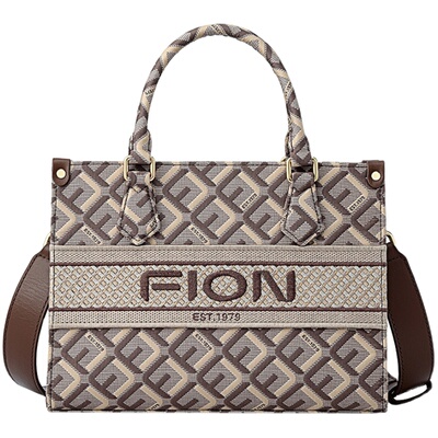 Fion/菲安妮巧锦托特包小众设计