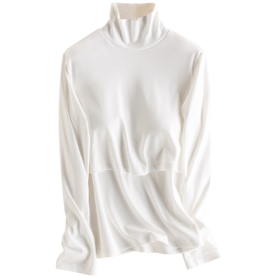 MomJane哺乳上衣孕妇高领带胸垫