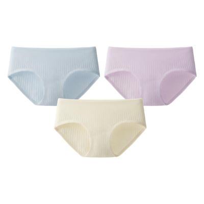 3件|蕉内银皮311S内裤女中腰纯棉