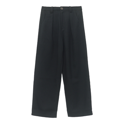 瑞尔冬季新款时尚宽松百搭阔腿裤