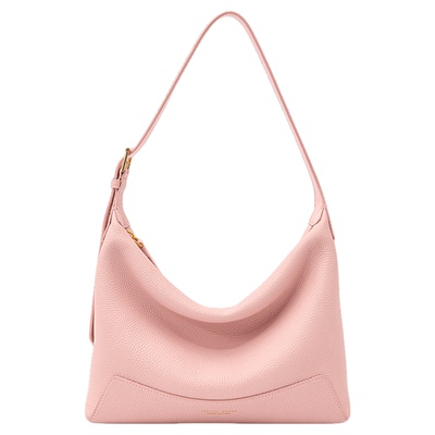 【新年礼物】VH女包欣冉hobo包质感头层牛皮荔枝纹皮超轻单肩包包