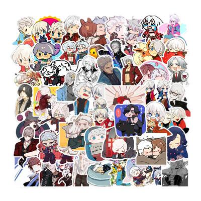 50张动漫鬼泣创意贴纸但丁尼禄