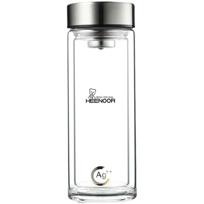 希诺抗菌高档玻璃杯双层