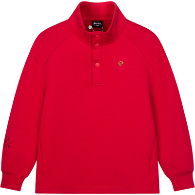 水孩儿童装卫衣亲子新年红色上衣