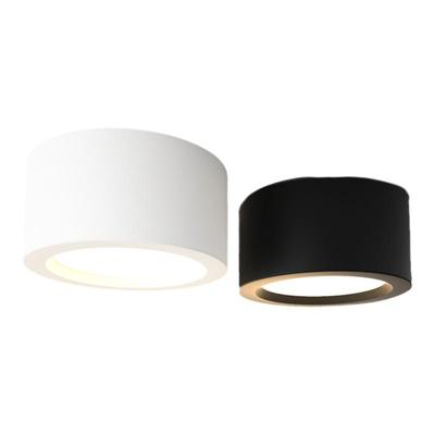 黑色明装筒灯圆形店铺商用吸顶