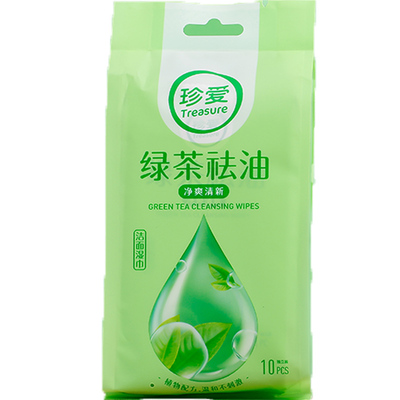 青瓜便携装一次性x10清洁湿巾