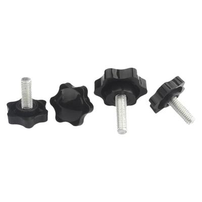 梅花手柄螺丝六星形塑料胶头手拧