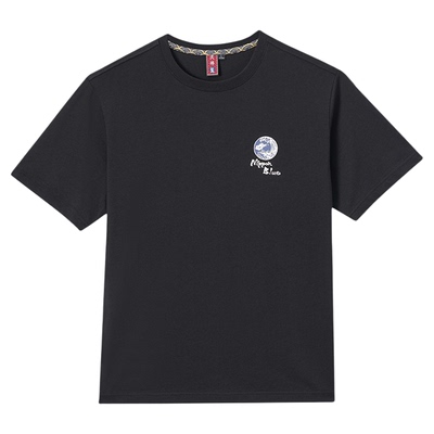 ONIARAI/鬼洗25秋冬泥棒蓝福袋印花宽松短袖T恤休闲男式 N25U811