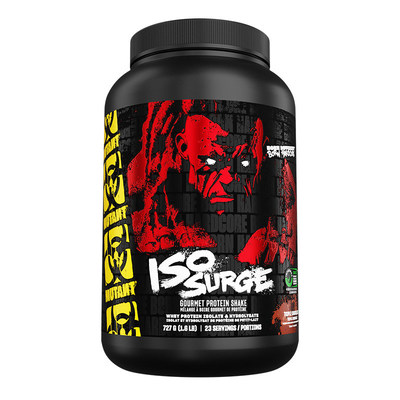 MUTANT铁血魔兽ISO SURGE分离乳清蛋白粉1.6磅健身增健肌零乳糖