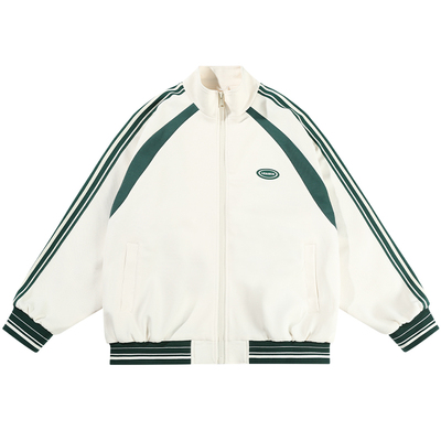 美式棒球服立领春秋宽松